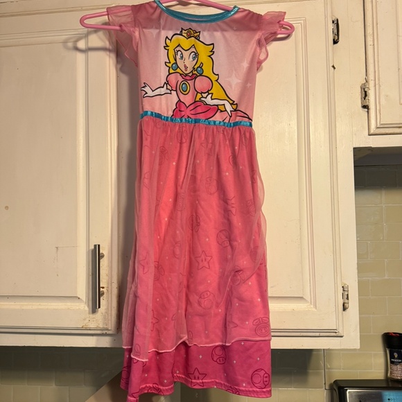 Nintendo | Pajamas | Girls Nintendo Super Mario Dress Like Princess ...
